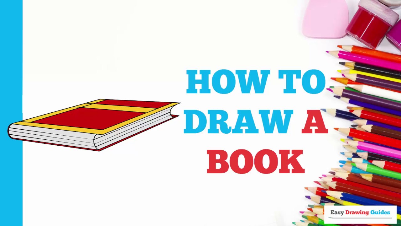 How to Draw a Book in a Few Easy Steps: Drawing Tutorial for Beginner ...