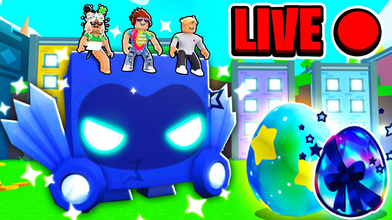 Pet Simulator X COMET UPDATE LIVE! Giveaways and Titanic Pet Hatching ...