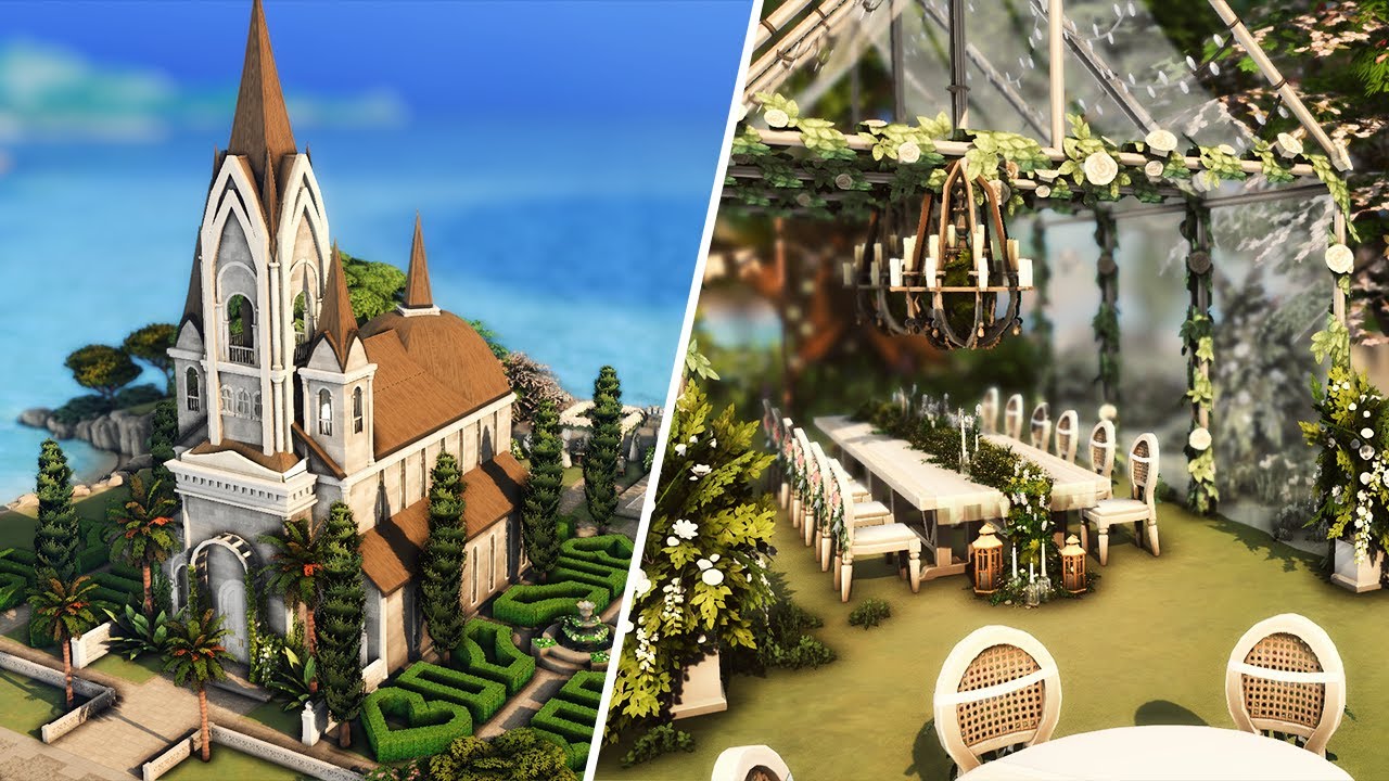IGREJA DE TARTOSA (SEM CP) - The Sims 4 My Wedding Stories Speed Build ...