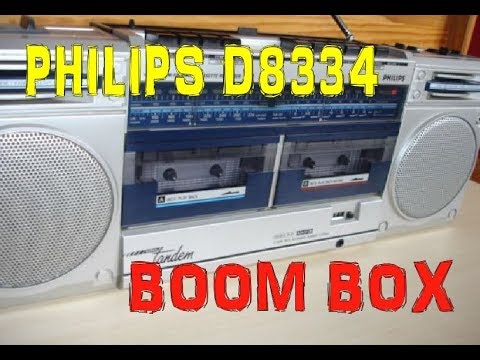 BOOM BOX ,PHILIPS D8334 - YouTube