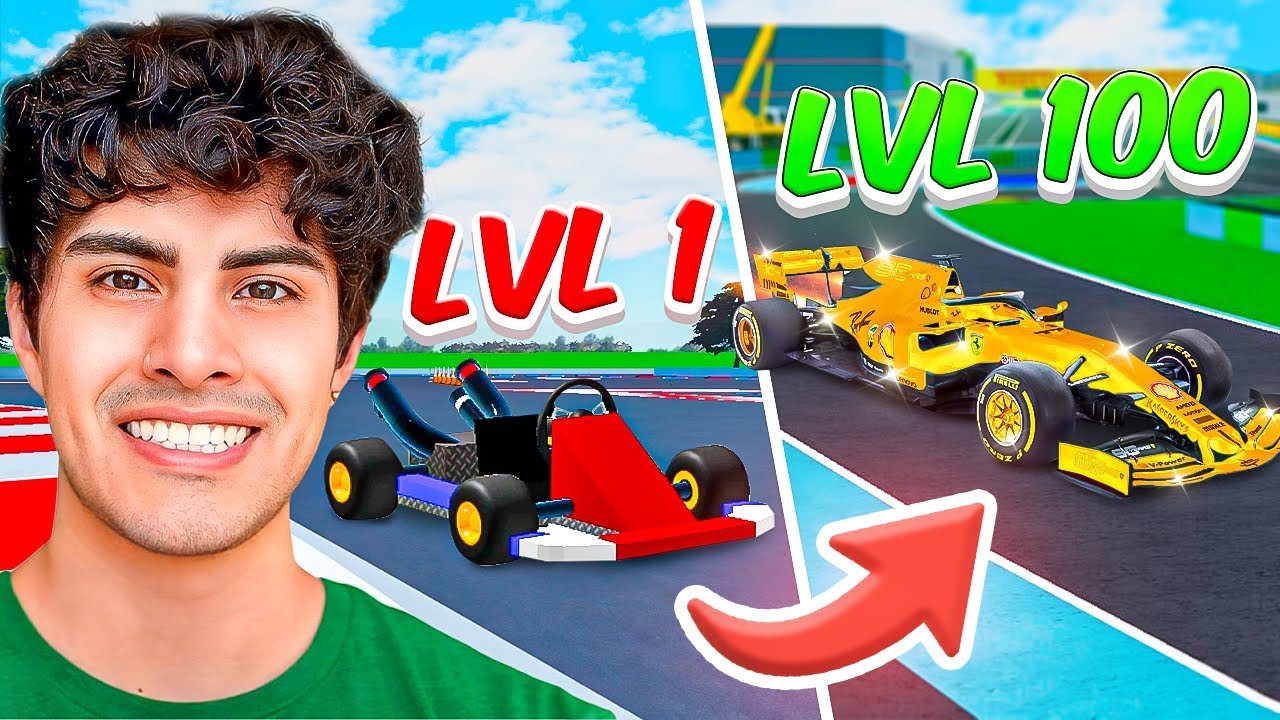 LEVEL 1 To LEVEL 100 ROBLOX F1 Car - YouTube