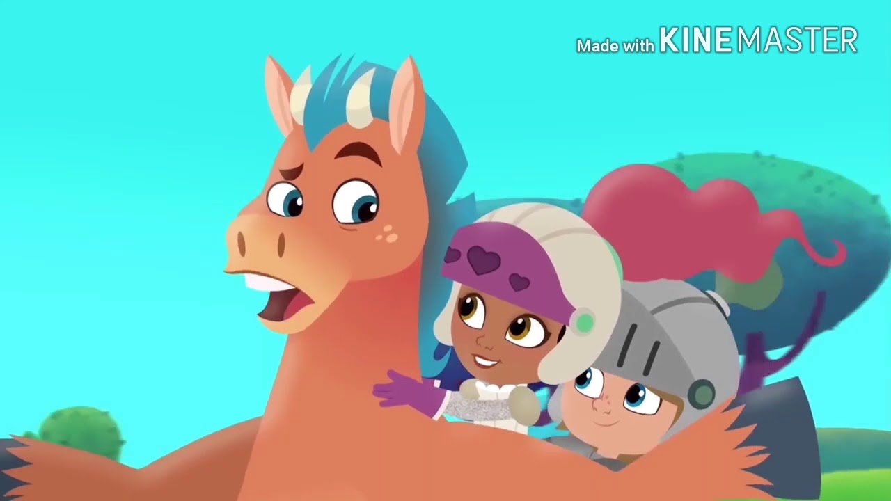 Nick Jr's Yodelling horse running on a giant snowball - YouTube