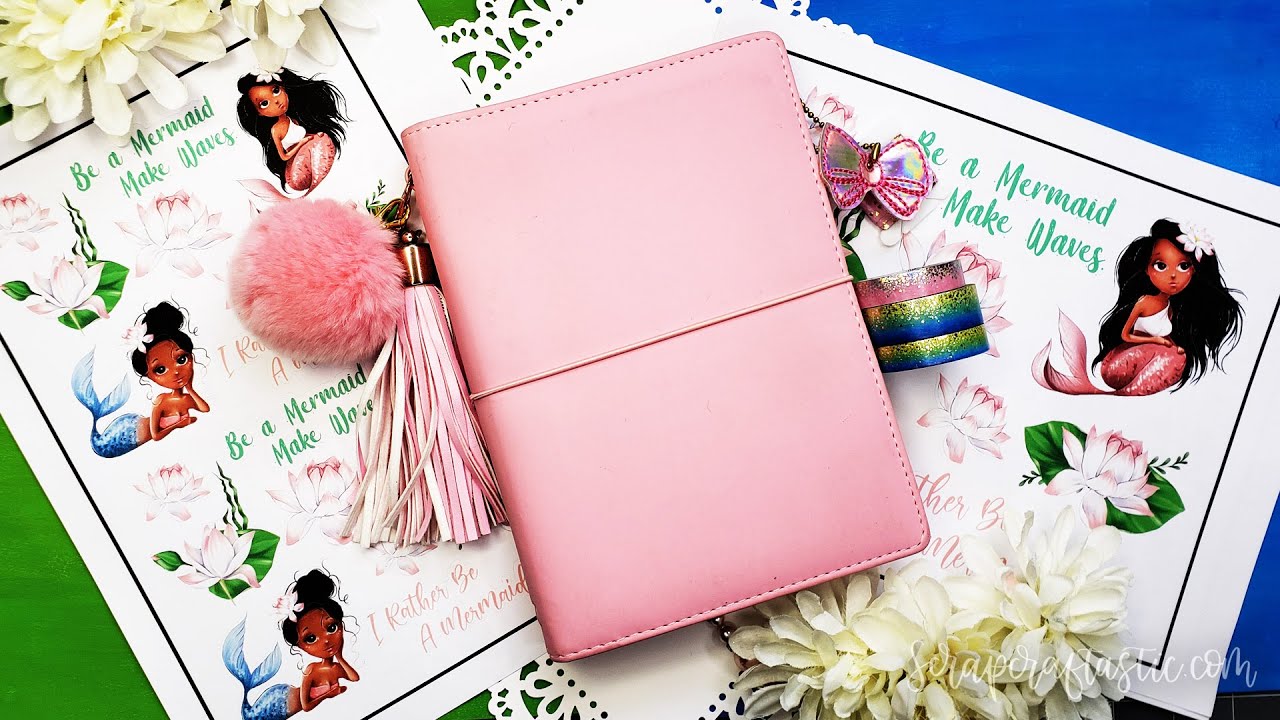 DOLLAR TREE Planner Favorites Weekly Setups Plan With Me Mermaids - YouTube