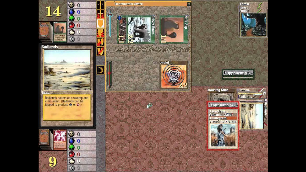 Let's Play Magic: the Gathering (1997, MICROPROSE) Shandalar [Red ...