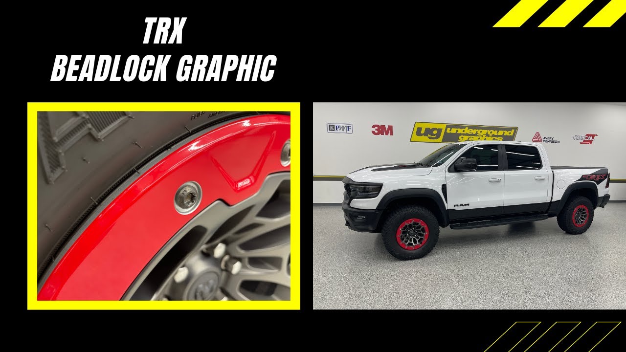 How To Install Your TRX Beadlock Graphic | From Underground Graphics ...