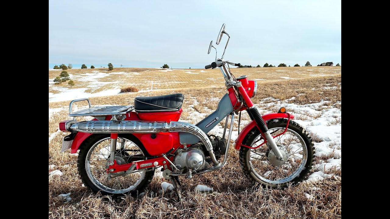 Riding the '69 Honda CT90 - YouTube