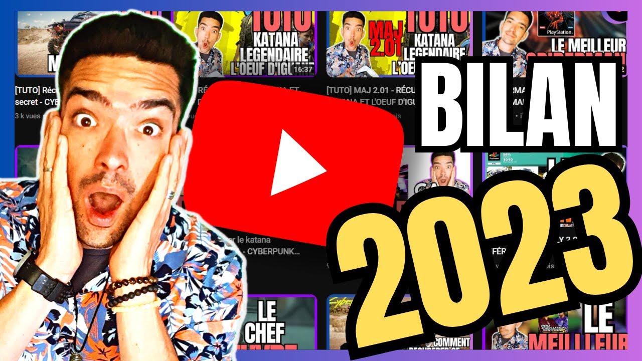 LE BILAN DES 1 AN SUR YOUTUBE - Récap de la chaine 2023 - Direction ...
