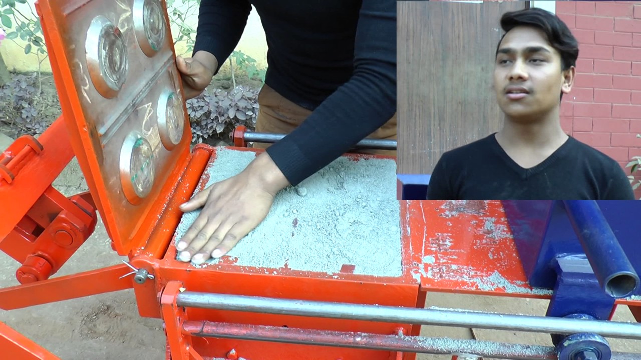 HD Double mould hand machine Nepal - YouTube