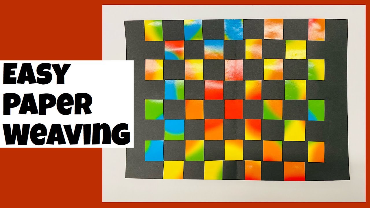 Easy Paper Weaving - YouTube