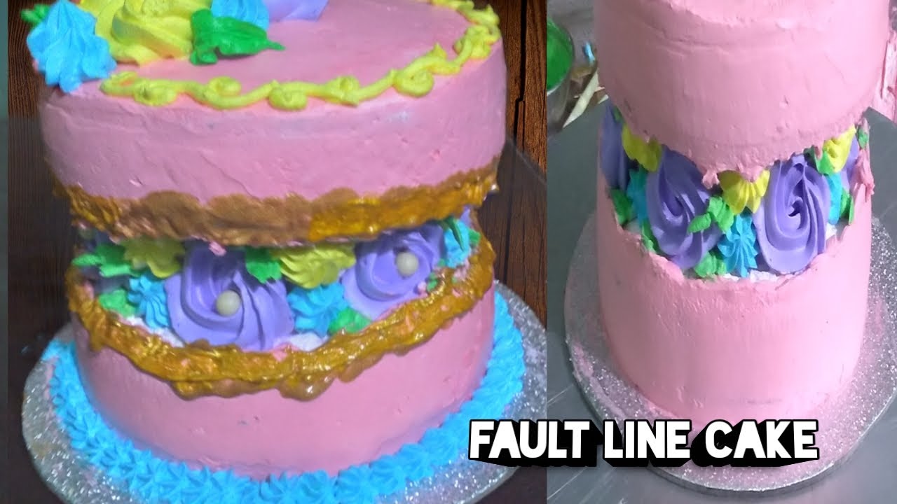 Fault Lines Cake Icing Ideas|फॉल्ट लाइन केक की icing करे|। Cake Icing ...