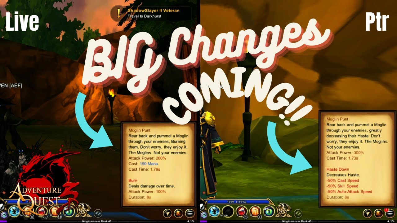 AQ3D BIG Changes To Support Classes! (Paladin, Guardian & Moglomancer ...