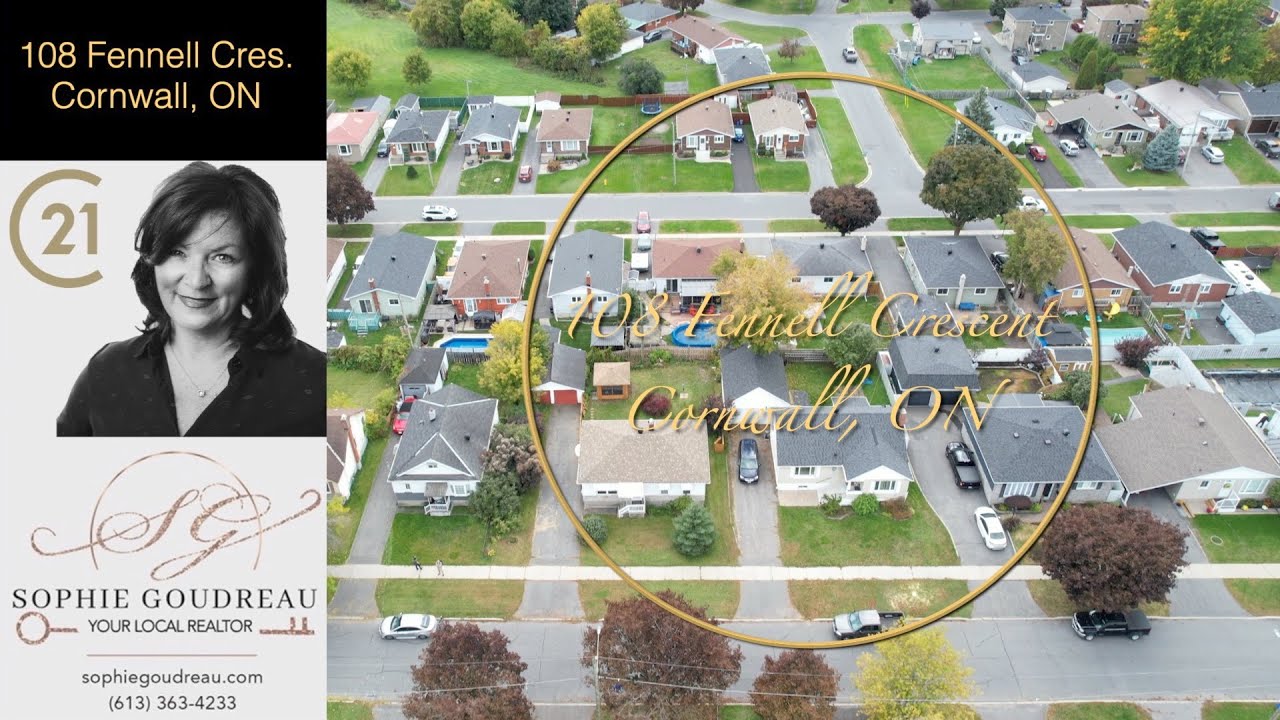 Sophie Goudreau - For Sale: 108 Fennell Cres. Cornwall, ON - YouTube