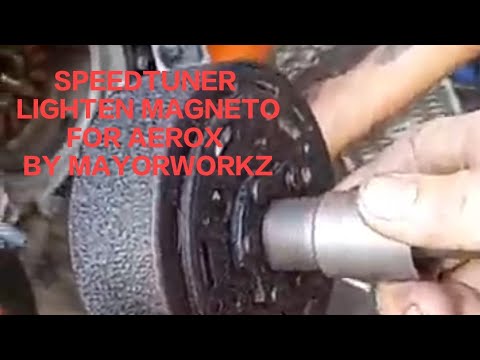Installation Of Speedtuner Lighten Magneto For Aerox by Mayorworkz ...