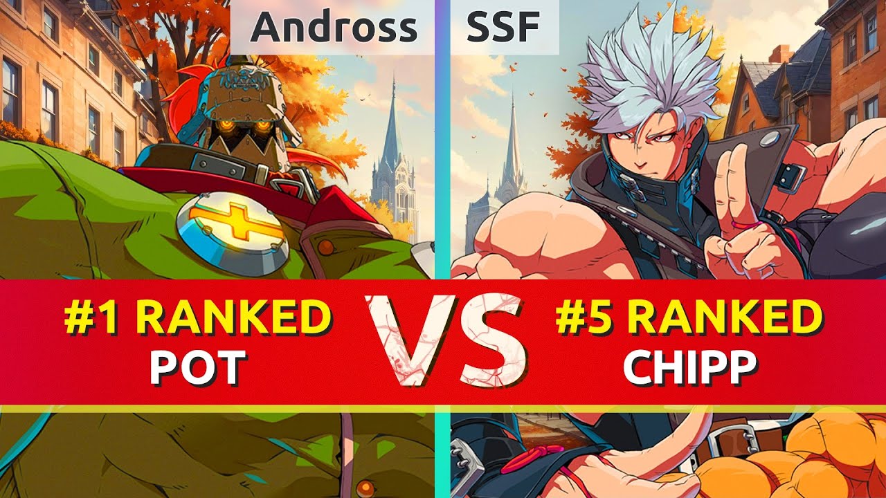 GGST Andross (#1 Ranked Potemkin) vs SSF (#5 Ranked Chipp). High Level Gameplay - YouTube