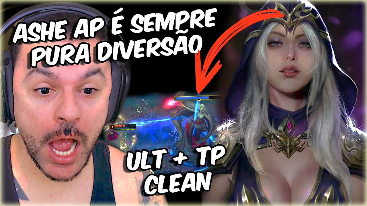 FIZ A MAIOR JOGADA DE ASHE AP DO BRASIL! ULT + TP NA TORRE #riotgames # ...