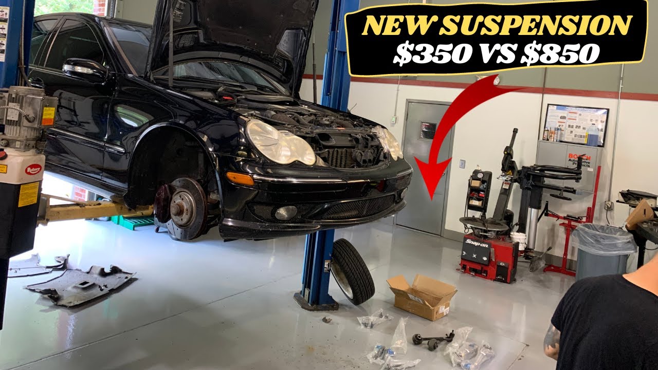 New Suspension Parts For The Mercedes C230 w203 (Daily Driver) - YouTube