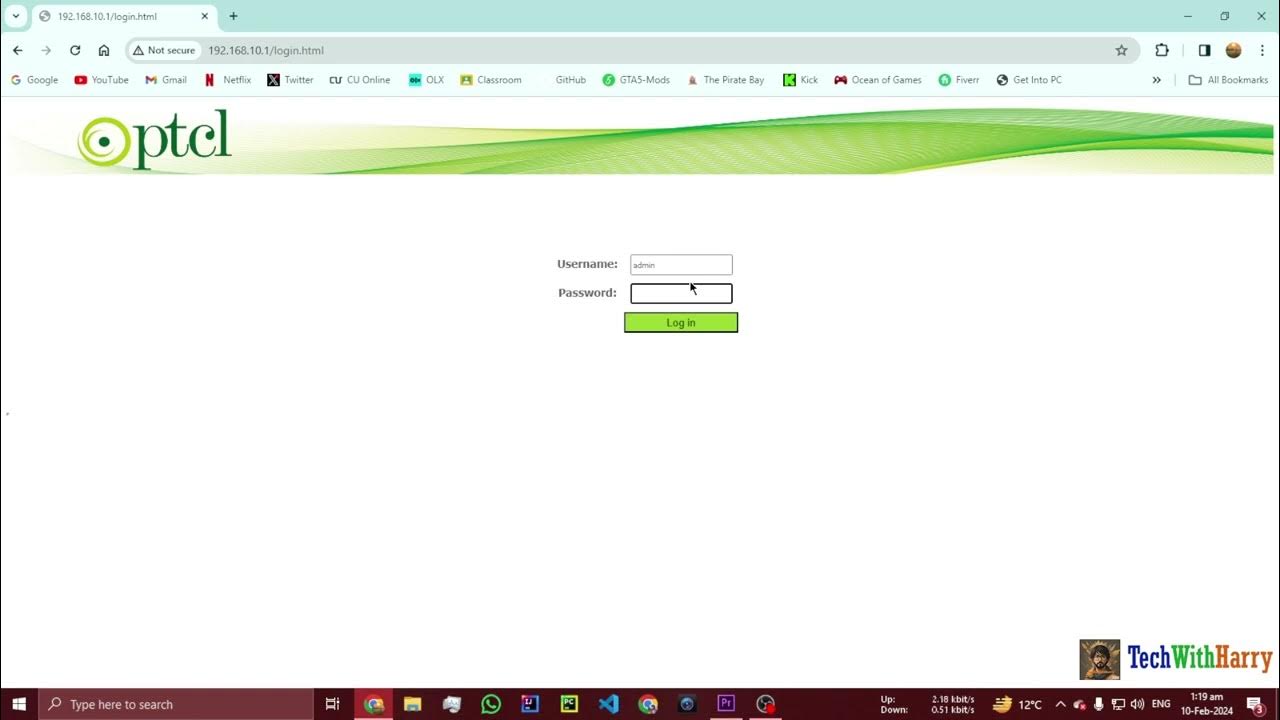 How to Change PTCL Device Name OR Password | TechWithHarry - YouTube
