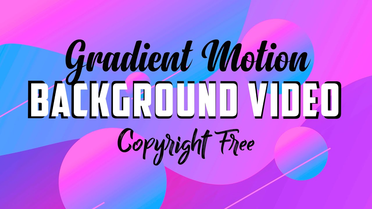 GRADIENT MOTION BACKGROUND VIDEO | SKY BLUE | PINK | VFX BACKGROUND ...