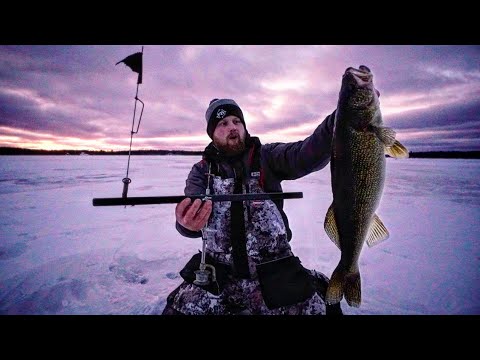 Absolute BEST Technique to Catch Winter Walleyes! (BIG FISH) - YouTube