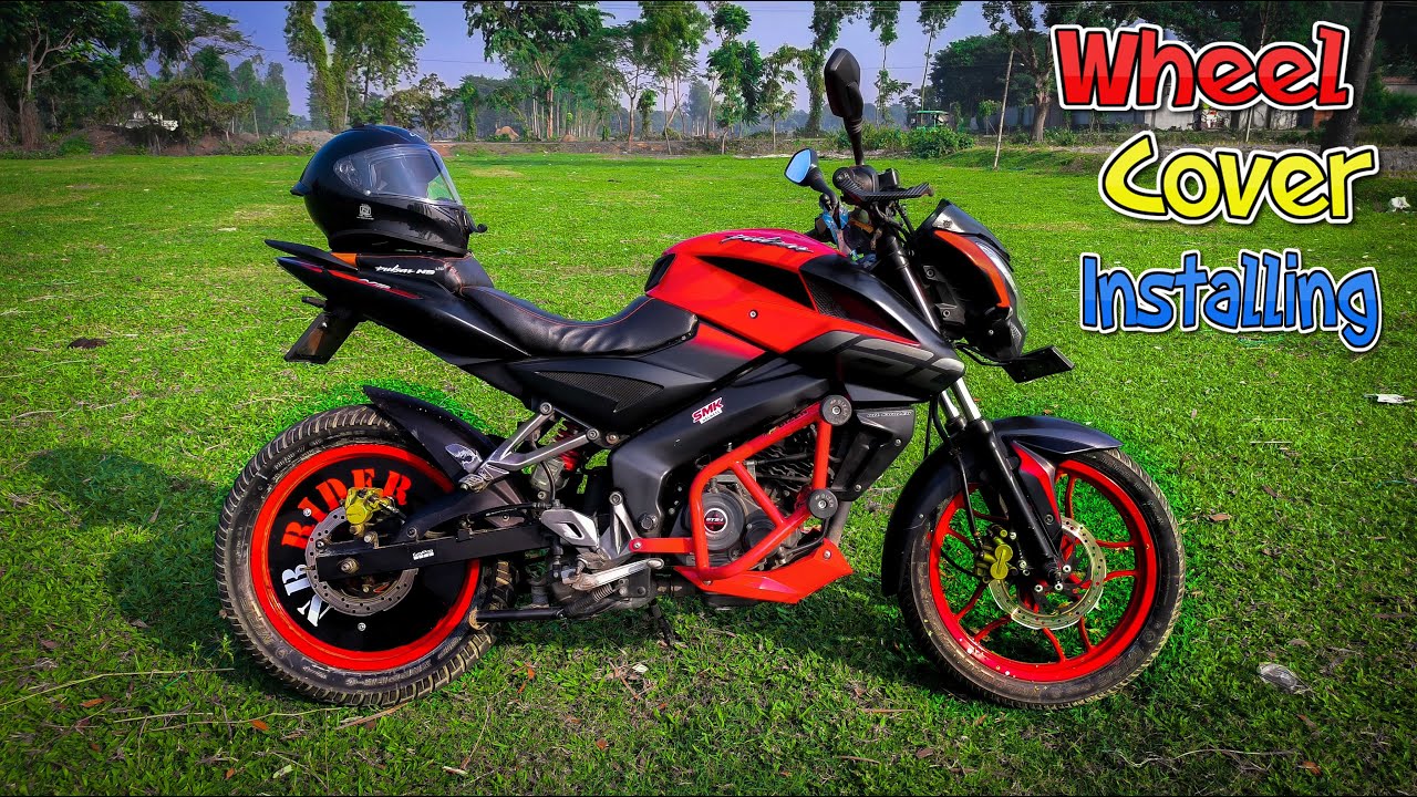 Pro Disc Wheel Cover Installing in NS200 | Under 699 Rupees | NS200 BS7 ...