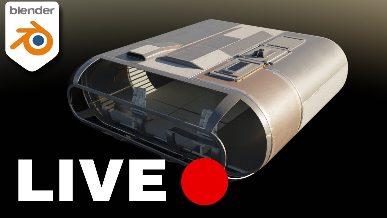 Unlock Your Inner Scifi Artist - Create a Greeble Kit in Blender LIVE ...