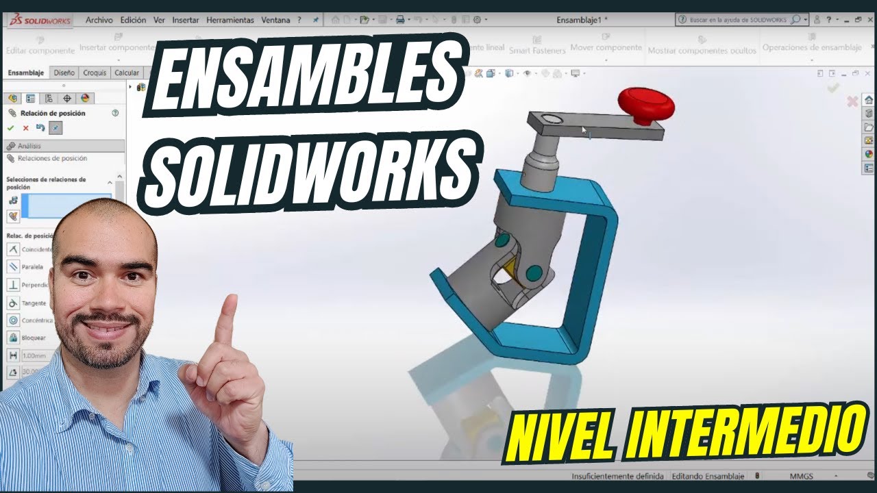 🛠️ Ensambles SolidWorks: ¡DOMINA el Nivel INTERMEDIO! - YouTube
