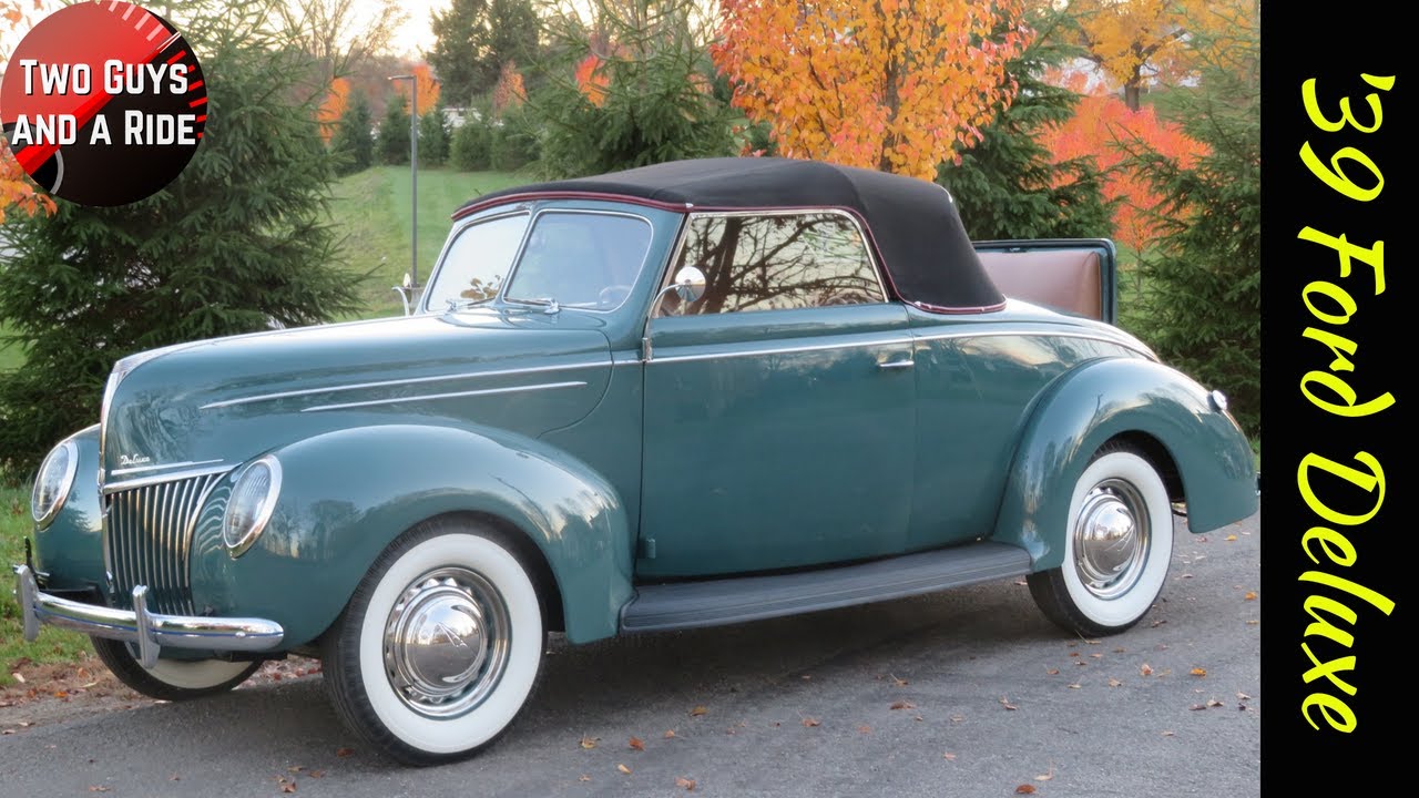1939 Ford Standard Convertible Coupe 1939 Ford Deluxe Convertible