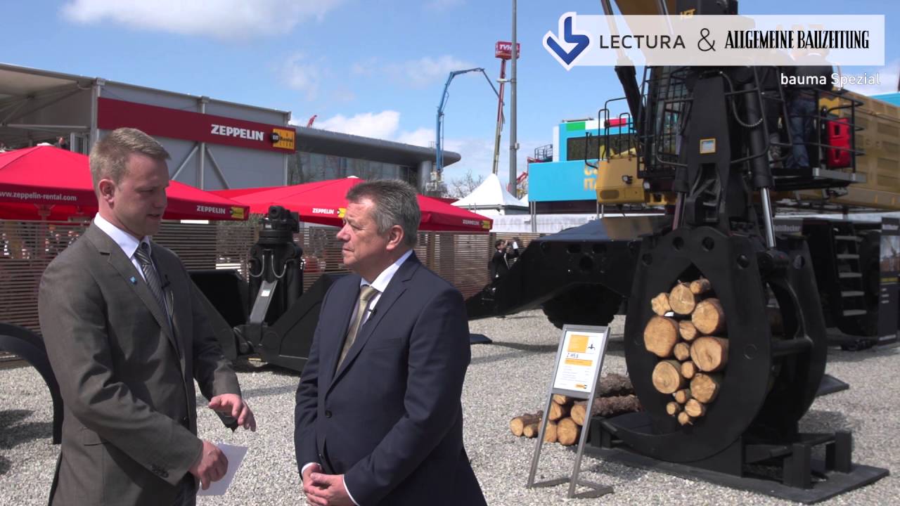 Zeppelin auf der bauma 2016 - Michael Heidemann im Interview - YouTube