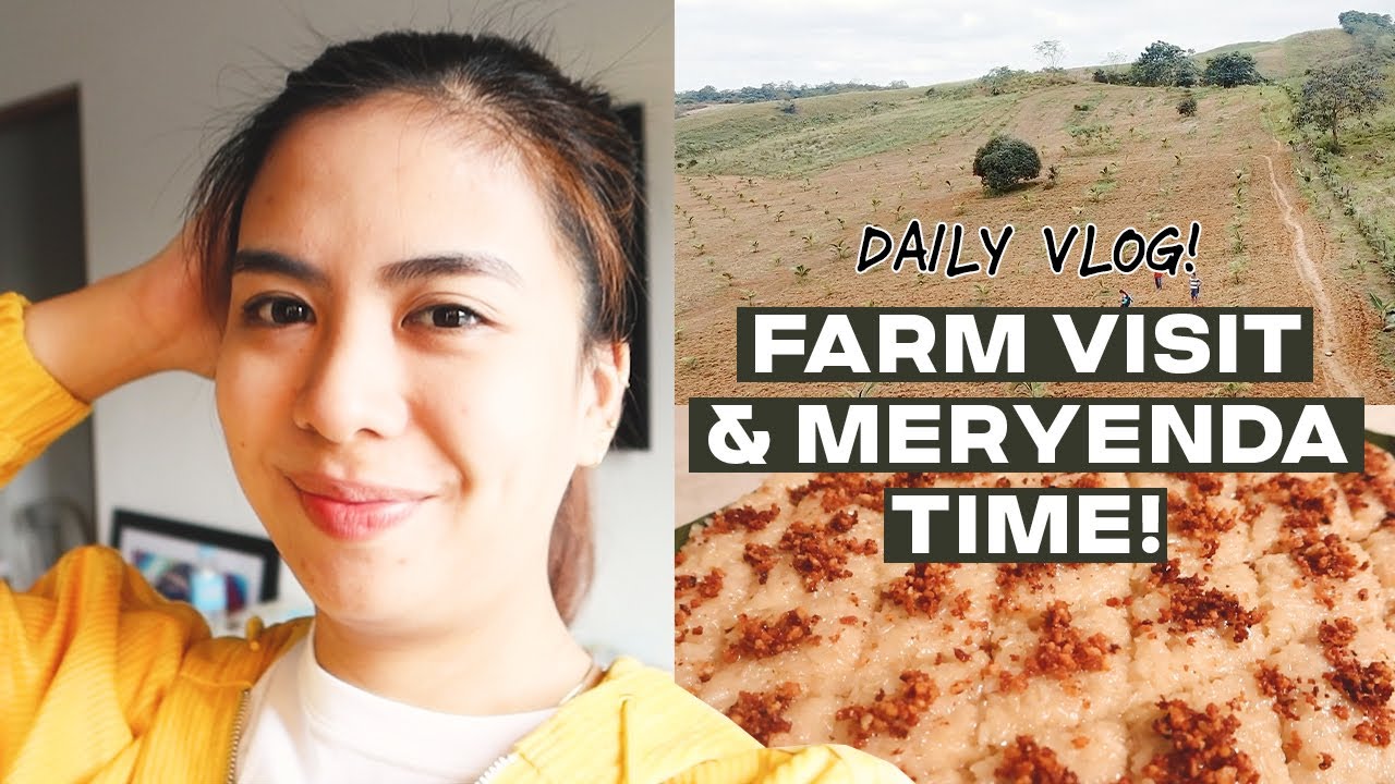 FARM VISIT + MERYENDA TIME ♡ (how to make INKIWAR/BIKO) | TIN PUA ...