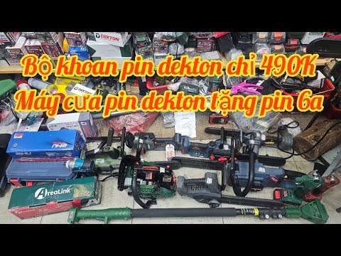📢💥Mua máy pin dekton tặng pin 6a HN nhức cái đầu luôn | Máy Xây Dựng ...