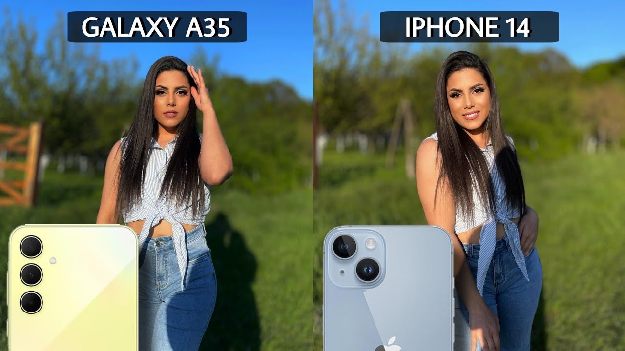 Samsung Galaxy A35 5G Vs iPhone 14 Camera Test Comparison - YouTube