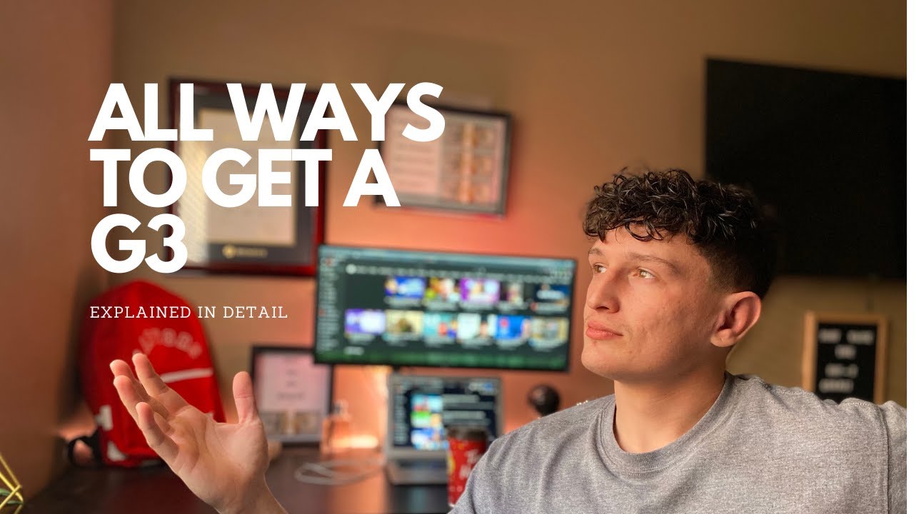 How to Get your g3 all ways explained FAST - YouTube
