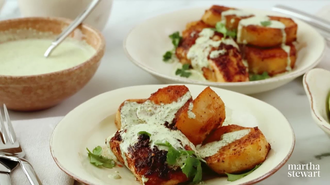 Peruvian-Style Chicken with Potatoes - Martha Stewart - YouTube