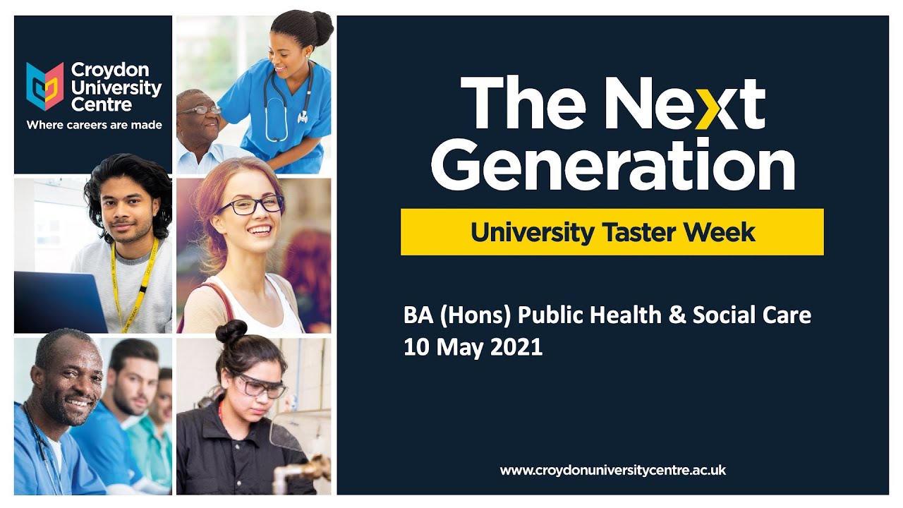 Croydon University Centre Taster Week – Public Health and Social Care ...