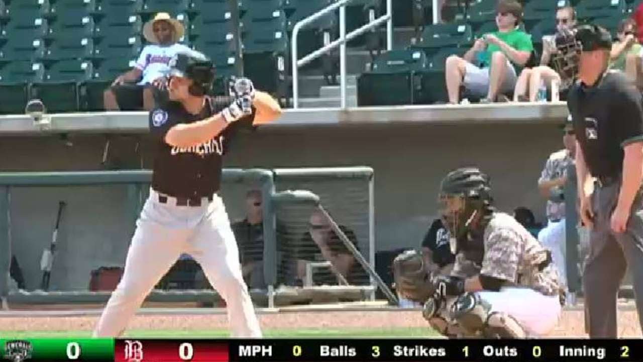 Jackson's Pizzano belts two-run shot - YouTube