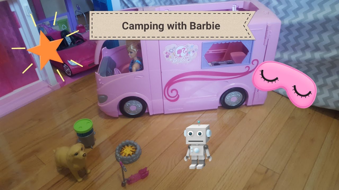 Barbie's Camping Trip~with barbies friends. - YouTube