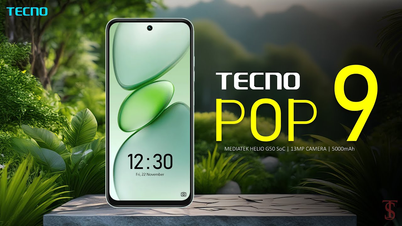 Tecno Pop 9 Price, Official Look, Design, Camera, Specifications ...