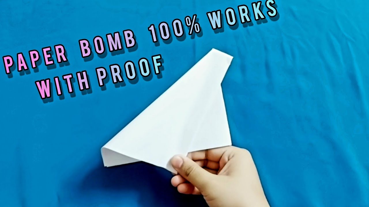 How to make paper bomb ( Easy ) || Very easy paper bomb 💣 - YouTube
