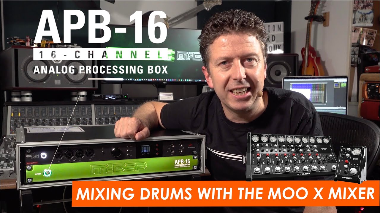 Mixing Drums with the APB Moo X Mixer [Fully Automatable Hybrid Mixing ...