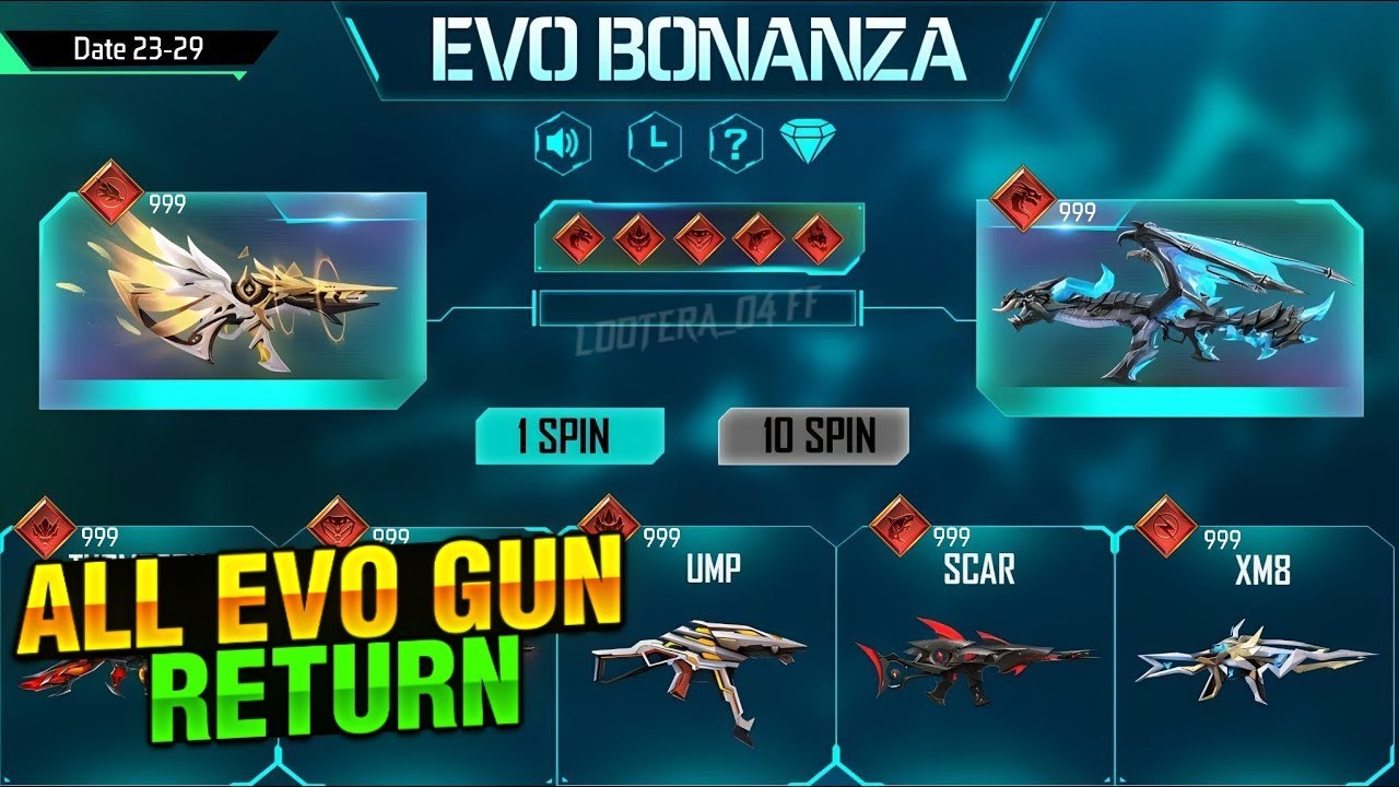 All Evo Gun Return New Event🤯🥳 | Free Fire New Event | Ff New Event ...