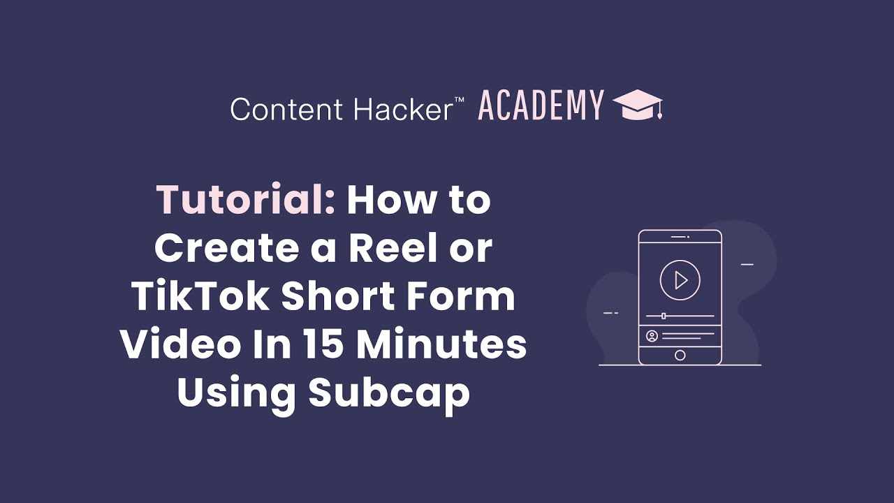 How to Create Short-Form Video, From Start to Finish (Using Subcap) - YouTube