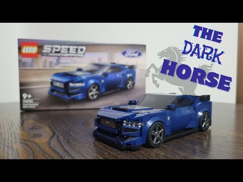 Lego Speed Champions Ford Mustang Dark Horse 76920 | Speed Build - YouTube