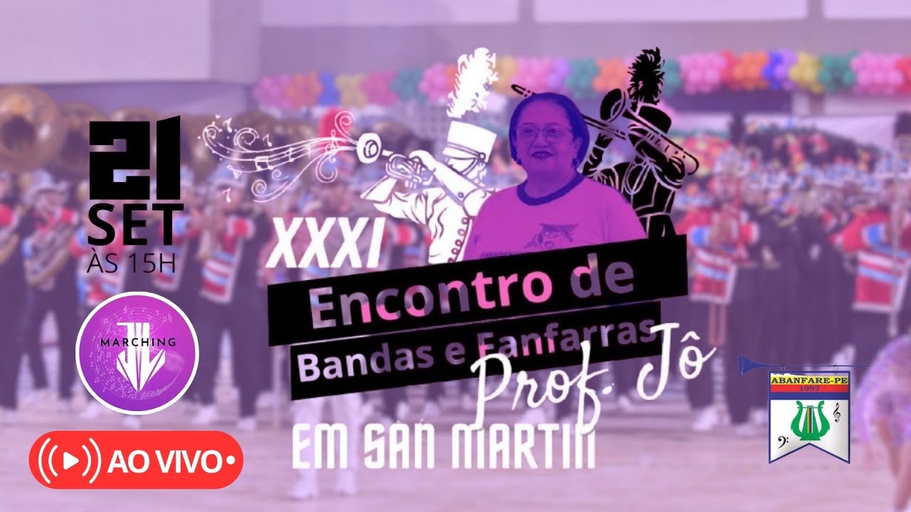 XXXI ENCONTRO DE BANDAS E FANFARRAS DA PROF. JÔ EM SAN MARTIN 2024 🔴 AO ...