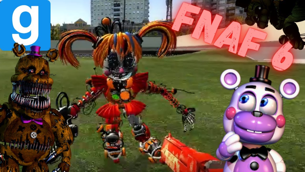 SCARY Gmod Five Nights At Freddy's NPCS!!! - YouTube