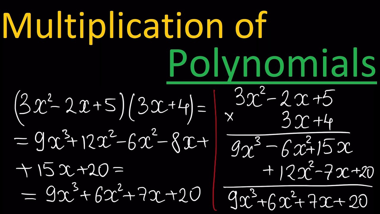 Multiplication of Polynomials (Math Tutorial. Algebra#5) - YouTube