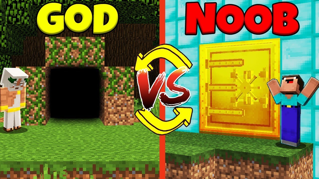 Minecraft Battle: NOOB vs GOD: SWAPPED BUNKER CHALLENGE / Animation ...
