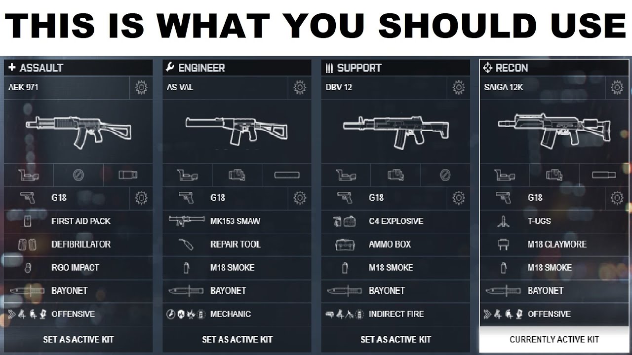 The Best Loadout | BF4 - YouTube