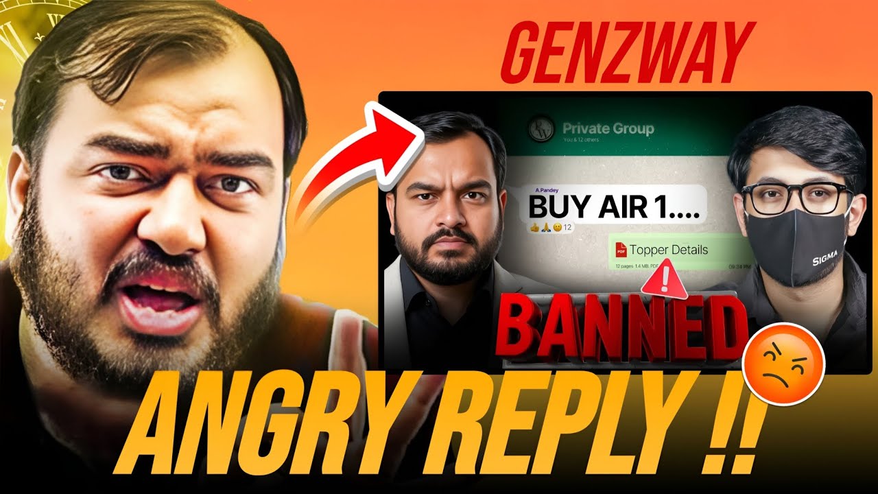 Alakh Sir’s Angry Reply to @GenZway 😡 | “BUY AIR 1?” Exposed! # ...