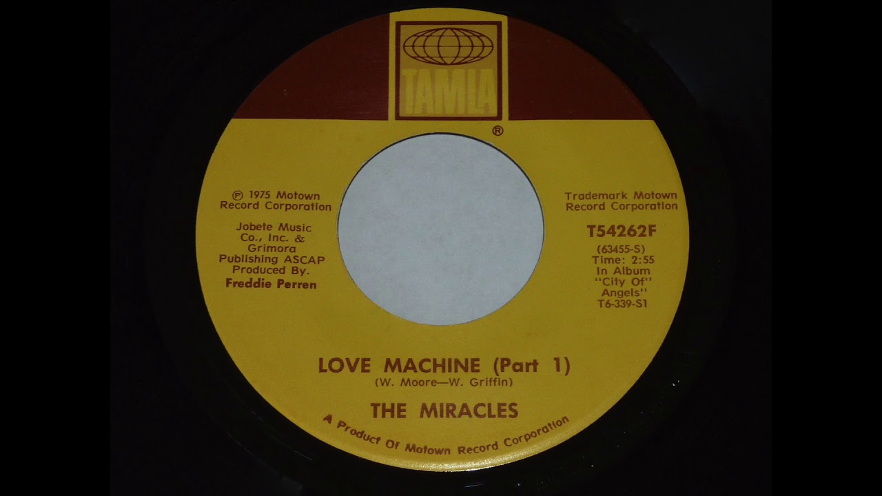 Miracles - Love Machine 45rpm - YouTube