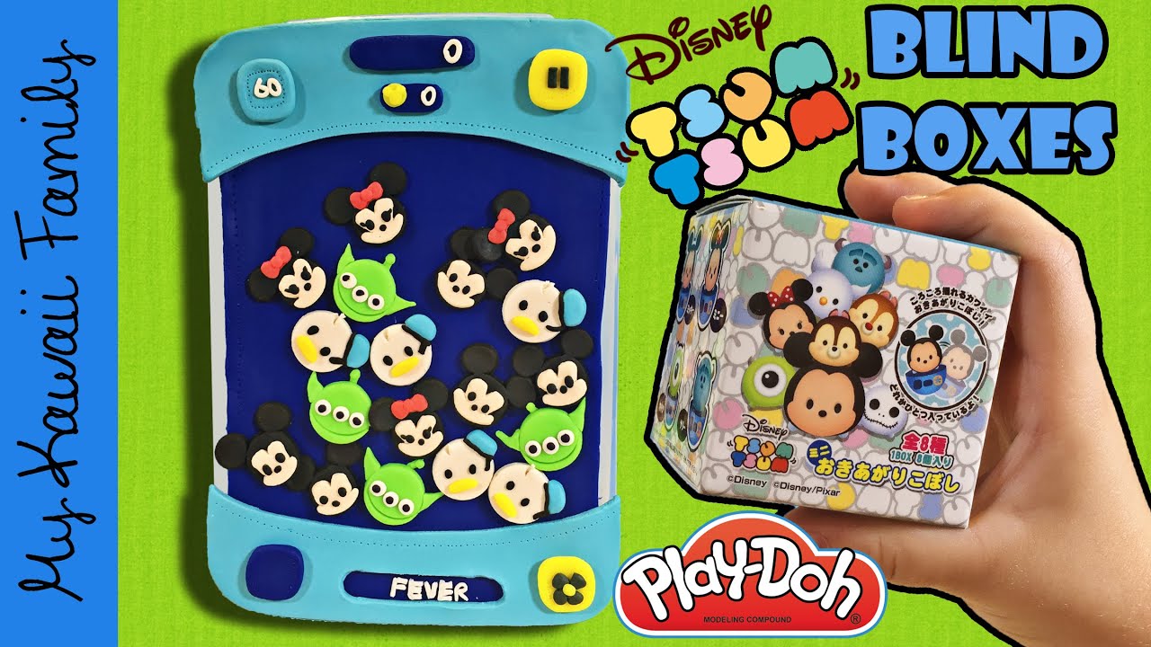 Disney Tsum Tsum Game Play-Doh Surprise! Japanese Blind Box Tsum Tsums ...